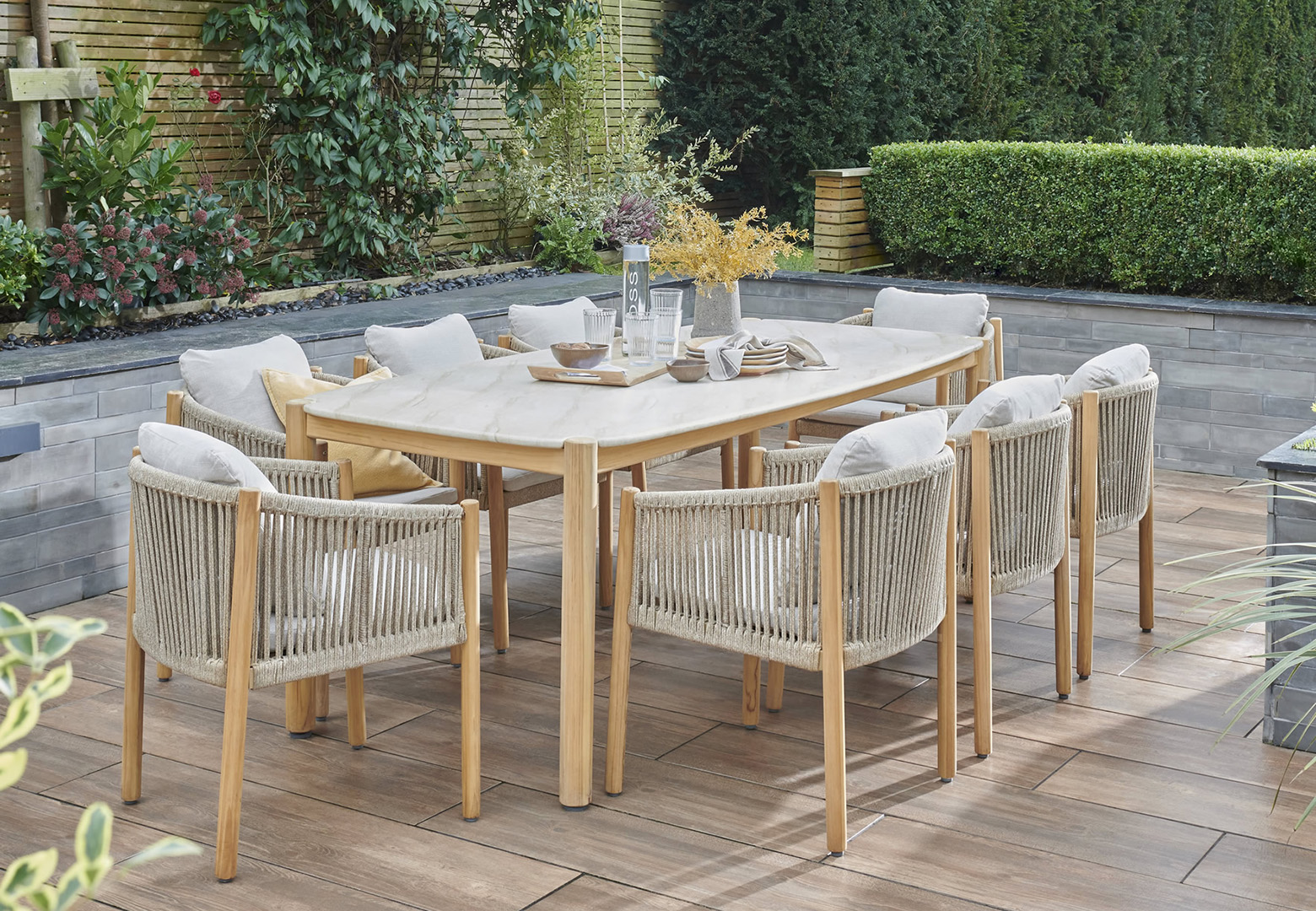 Kettler Naples 6 Seat Dining Set - £2246 | Garden4Less UK Shop