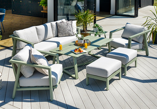 Hartman Alora 3 Seat Sofa Lounge Set in Sage / Moon - £1999 ...