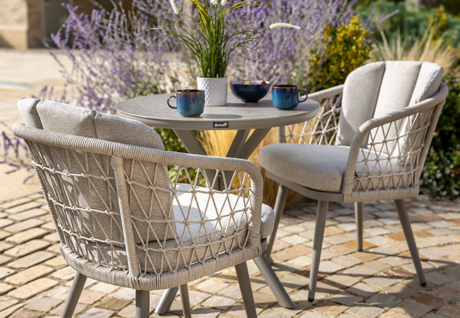 Hartman Aries Rope Bistro Set - £499 | Garden4Less UK Shop
