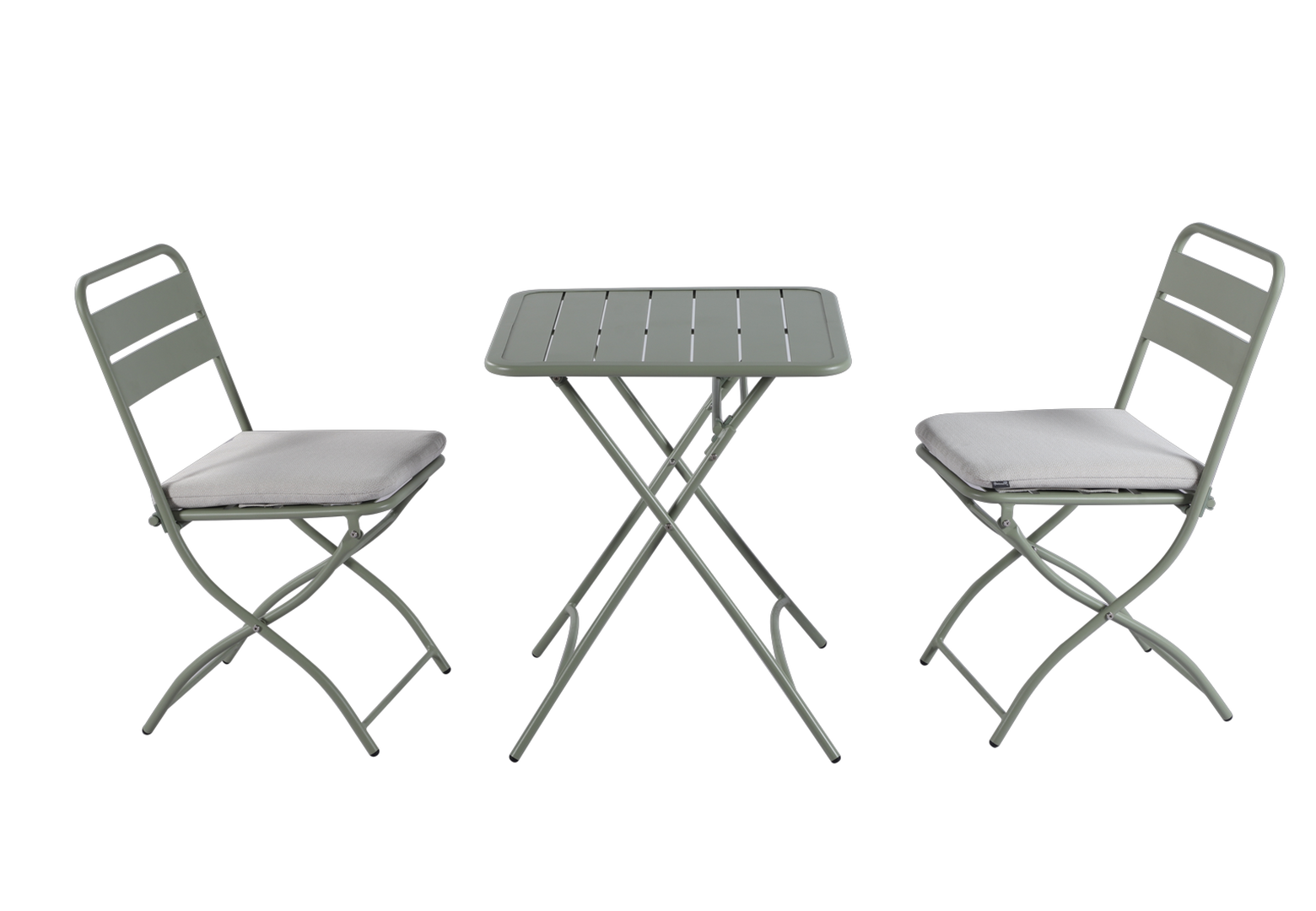 Hartman Urban Folding Bistro Set in Sage / Ivory - £249 | Garden4Less ...