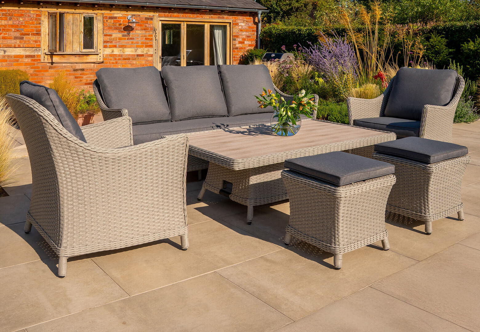 Kettler Foxley Sofa Set with Adjustable Table - £1799.1 | Garden4Less ...