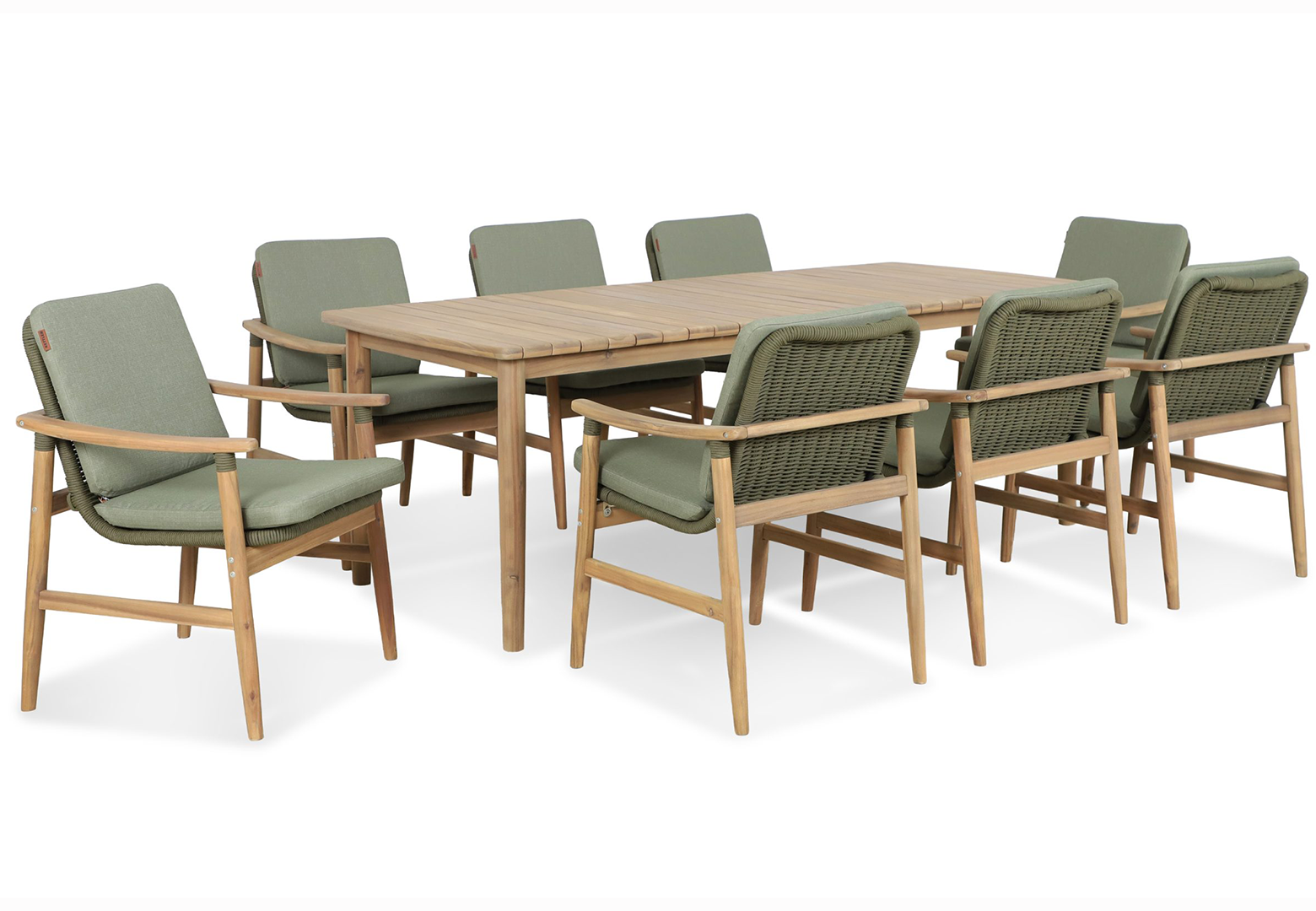 Kettler Meadow 8 Seat Rectangular Dining Set - £2399 | Garden4Less UK Shop