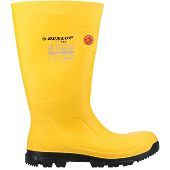 Dunlop Yellow/Black Purofort FieldPRO - UK Size 7 - £71.09 ...