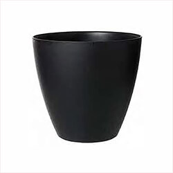 Stewart 53cm Tall Round Basalt Planter - £34.99 | Garden4Less UK Shop